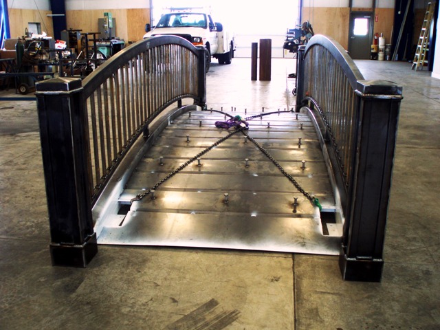 Pro Weld, Inc. ⌁ Bridge: Walkway for Twin Creek and Railings