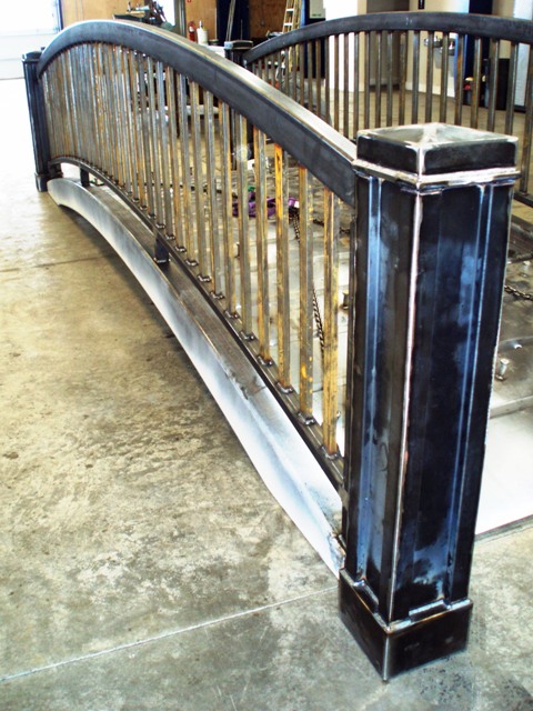 Pro Weld, Inc. ⌁ Bridge: Walkway for Twin Creek and Railings